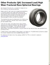 Other Products: QA1 Increased Load/High Wear Fractured Race Spherical Bearings - Contractor ...