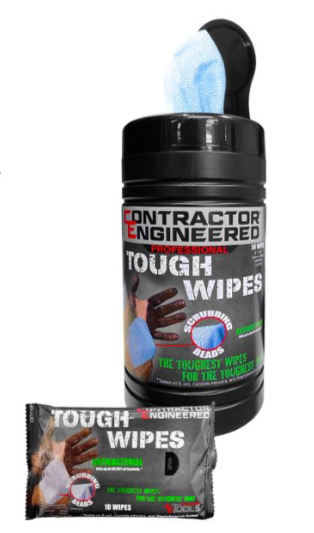 CE Tools Contractor Engineered Tough Wipes - Contractor Supply Magazine