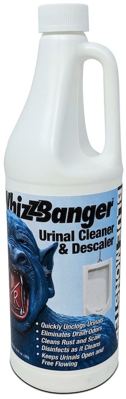 Blue Monster Whizz Banger Urinal Cleaner - Contractor Supply Magazine