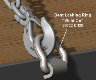 Suncor Stainless Grade 316 Stainless Steel Lashing Rings - Contractor ...