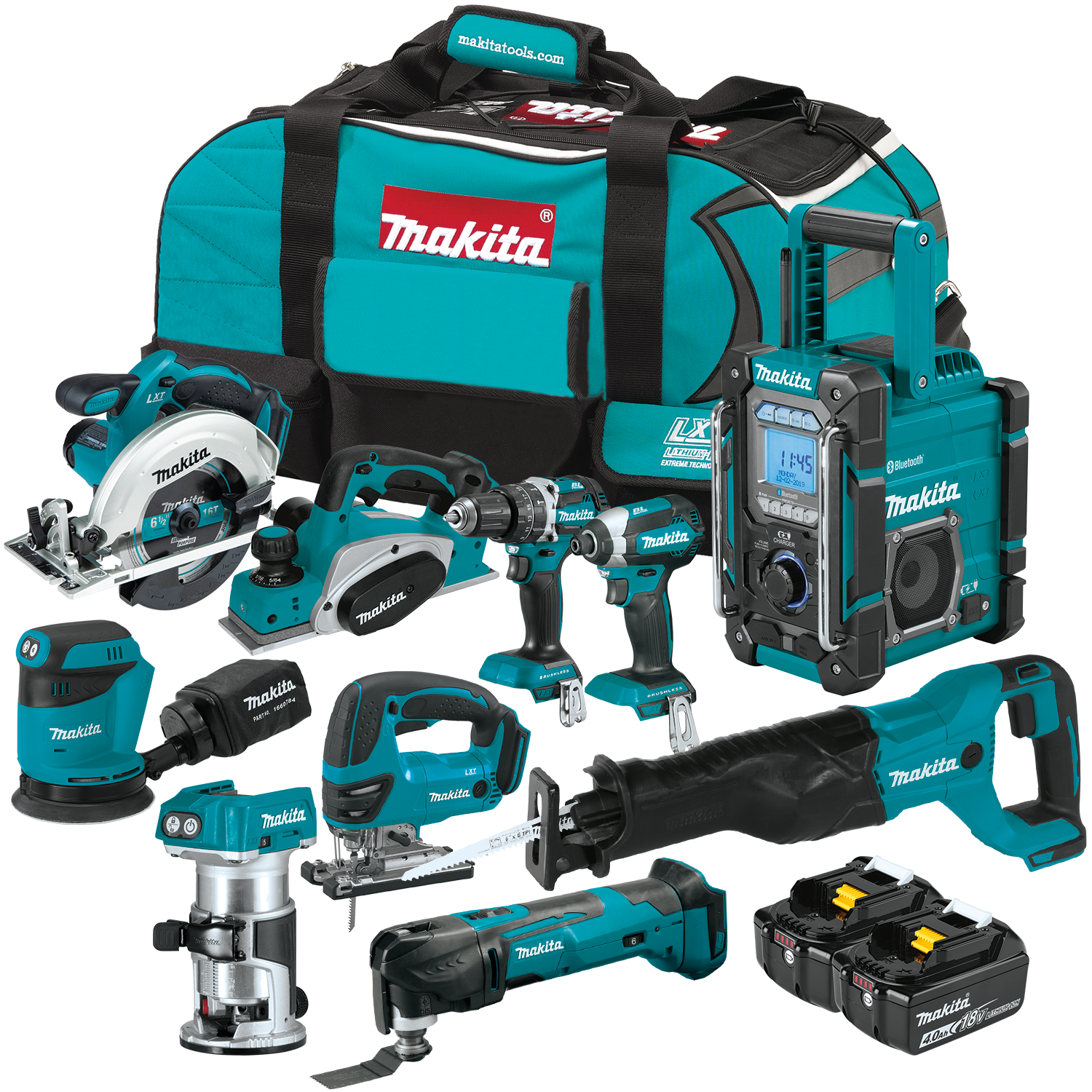 Makita 18V LXT 10-Piece Woodworking Combo Kit - Contractor Supply Magazine