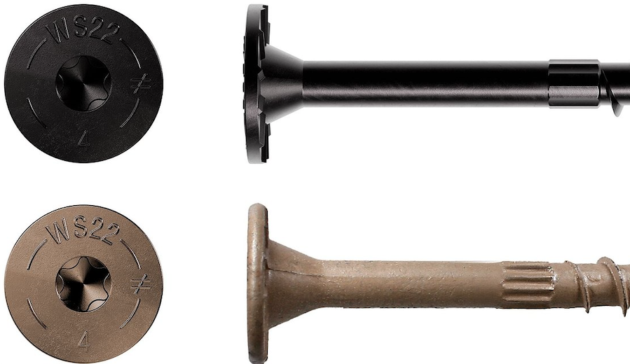 Simpson Strong-Drive SDWS Timber Screws in Black - Contractor Supply ...