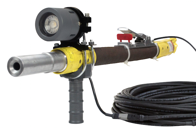 Larson Nozzle Mount LED Blasting Gun Light - Contractor Supply Magazine