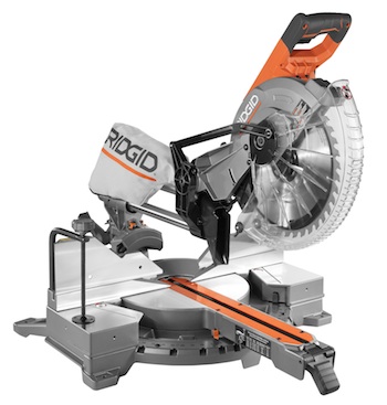 RIDGID R4221 12 inch Corded Dual Bevel Sliding Miter Saw - Contractor ...