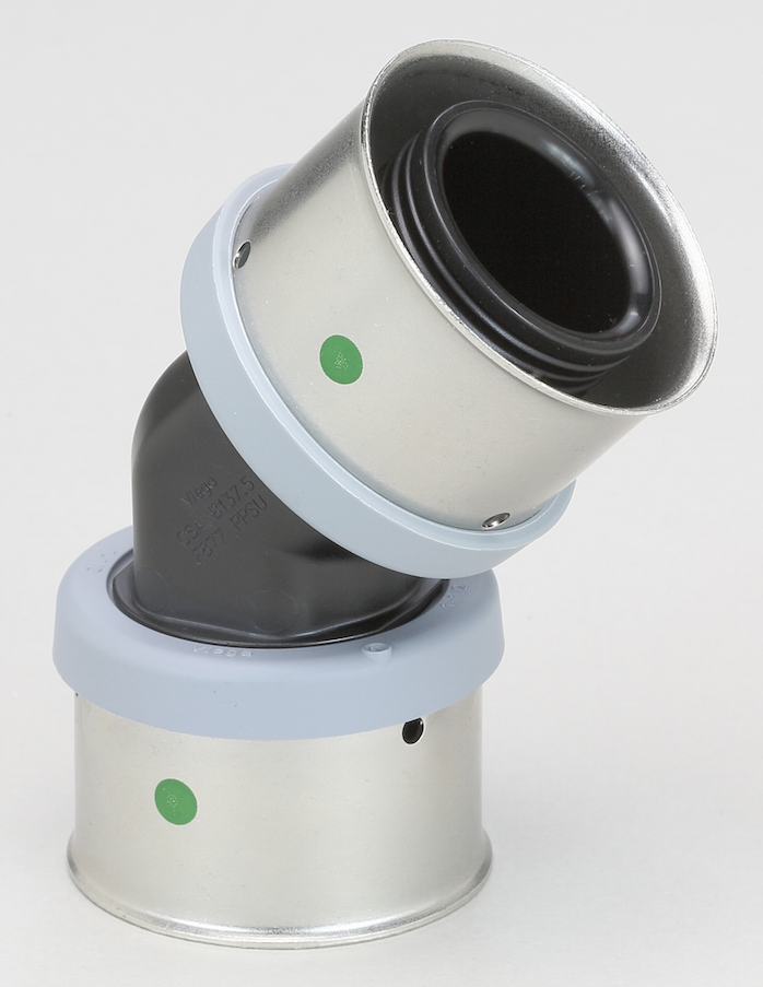 Viega 45-Degree Elbows for Viega PEX Press Systems - Contractor Supply ...