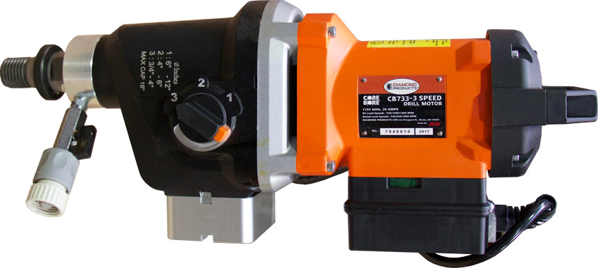 Diamond Products CB733 3-Speed Drill Motor - Contractor Supply Magazine