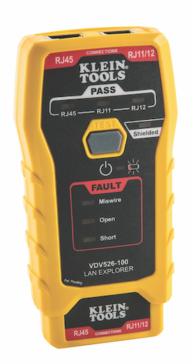 Klein Tools LAN Explorer Data Cable Tester and Modular Crimper ...