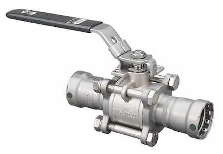 Viega MegaPress 3-Piece Ball Valve - Contractor Supply Magazine