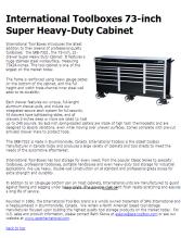 International Toolboxes 73-inch Super Heavy-Duty Cabinet - Contractor ...
