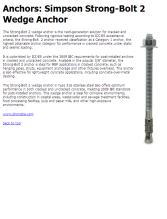 Anchors: Simpson Strong-Bolt 2 Wedge Anchor - Contractor Supply Magazine