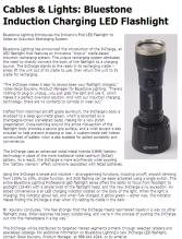 Cables & Lights: Bluestone Induction Charging LED Flashlight ...
