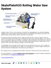 SkatePlateH2O Rolling Water Saw System - Contractor Supply Magazine