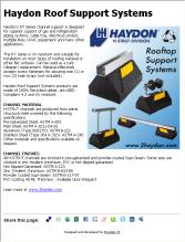 Haydon Roof Support Systems - Contractor Supply Magazine