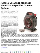 RIDGID SeeSnake nanoReel Industrial Inspection Camera System ...