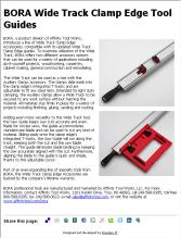 BORA Wide Track Clamp Edge Tool Guides - Contractor Supply Magazine