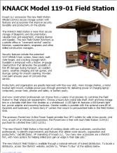 KNAACK Model 119-01 Field Station - Contractor Supply Magazine