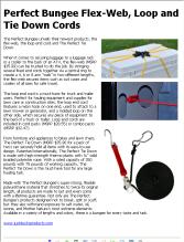 Perfect Bungee Flex-Web, Loop and Tie Down Cords - Contractor Supply ...