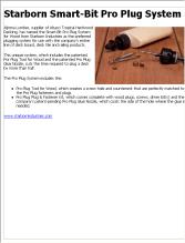 Starborn Smart-Bit Pro Plug System - Contractor Supply Magazine