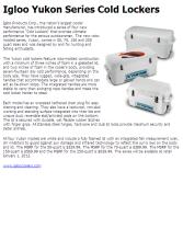Igloo Yukon Series Cold Lockers - Contractor Supply Magazine