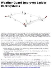 Weather Guard Improves Ladder Rack Systems - Contractor Supply Magazine