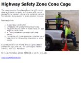 Highway Safety Zone Cone Cage - Contractor Supply Magazine