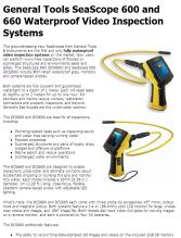 General Tools SeaScope 600 and 660 Waterproof Video Inspection Systems ...