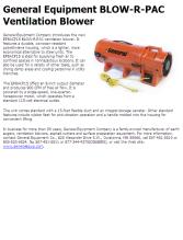 General Equipment BLOW-R-PAC Ventilation Blower - Contractor Supply ...