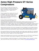 Jenny High-Pressure GT-Series Compressors - Contractor Supply Magazine