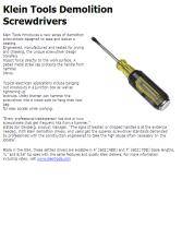 Klein Tools Demolition Screwdrivers - Contractor Supply Magazine