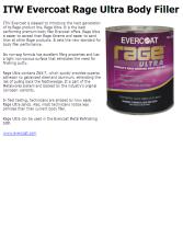 ITW Evercoat Rage Ultra Body Filler - Contractor Supply Magazine