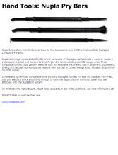 Hand Tools: Nupla Pry Bars - Contractor Supply Magazine