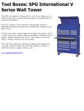 Tool Boxes: SPG International V Series Wall Tower - Contractor Supply ...