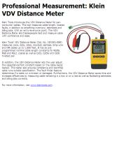 Professional Measurement: Klein VDV Distance Meter - Contractor Supply ...