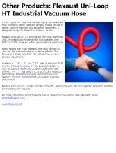 Other Products: Flexaust Uni-Loop HT Industrial Vacuum Hose ...