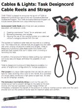 Cables & Lights: Task Designcord Cable Reels and Straps - Contractor ...