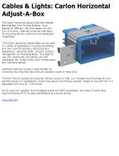 Cables & Lights: Carlon Horizontal Adjust-A-Box - Contractor Supply ...