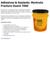 Adhesives & Sealants: Merkrete Fracture Guard 7000 - Contractor Supply ...