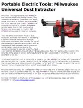 Portable Electric Tools: Milwaukee Universal Dust Extractor ...