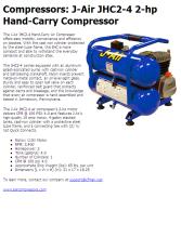 Compressors: J-Air JHC2-4 2-hp Hand-Carry Compressor - Contractor ...