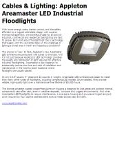 Cables & Lighting: Appleton Areamaster LED Industrial Floodlights ...