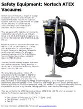 Safety Equipment: Nortech ATEX Vacuums - Contractor Supply Magazine