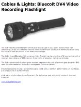 Cables & Lights: Bluecolt DV4 Video Recording Flashlight - Contractor ...