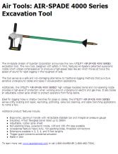 Air Tools: AIR-SPADE 4000 Series Excavation Tool - Contractor Supply ...