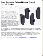 Other Products: Calbond Double Coated Conduit Bodies - Contractor ...