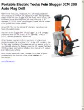 Portable Electric Tools: Fein Slugger JCM 200 Auto Mag Drill ...