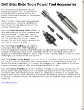 Drill Bits: Klein Tools Power Tool Accessories - Contractor Supply Magazine