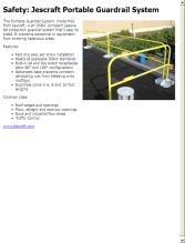 Safety: Jescraft Portable Guardrail System - Contractor Supply Magazine