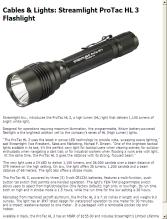 Cables & Lights: Streamlight ProTac HL 3 Flashlight - Contractor Supply ...