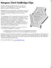Hangers: Clark FastBridge Clips - Contractor Supply Magazine