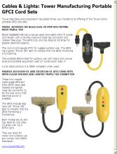 Cables & Lights: Tower Manufacturing Portable GFCI Cord Sets ...